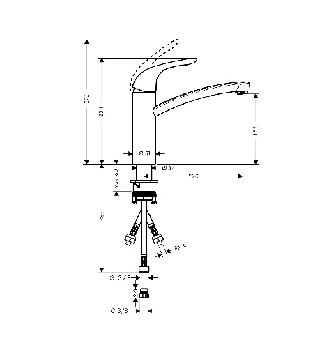 Hansgrohe Focus E2 sudoper 3 - za niskotlačne bojlere - Vodotermika