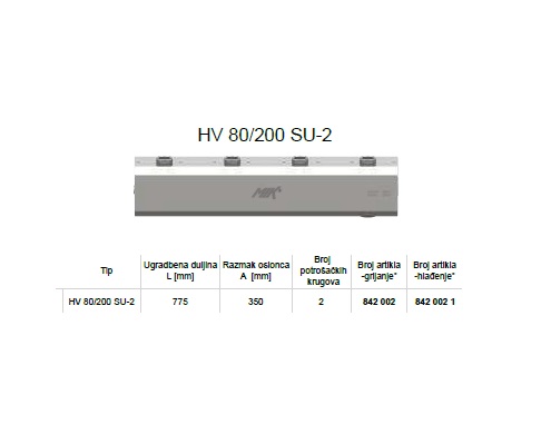 Kotlovski kombinirani polazno-povratni razdjelnik sa izolacijom HV 80/ ...